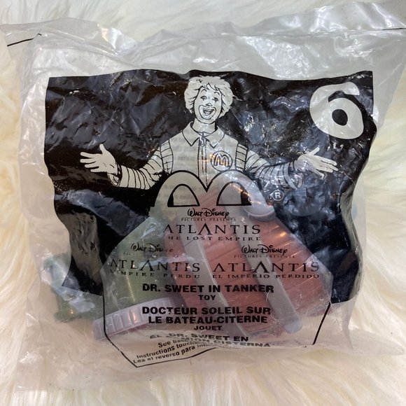 Disney | Toys | Disney Atlantis Mcdonalds Dr Sweet In Tanker Toy | Poshmark